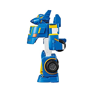 Super Wings - – Jerome’S Stunt Bot | Transforming Toy Vehicle Set | Includes Transform-A-Bot Jerome Figure | 2" Scale