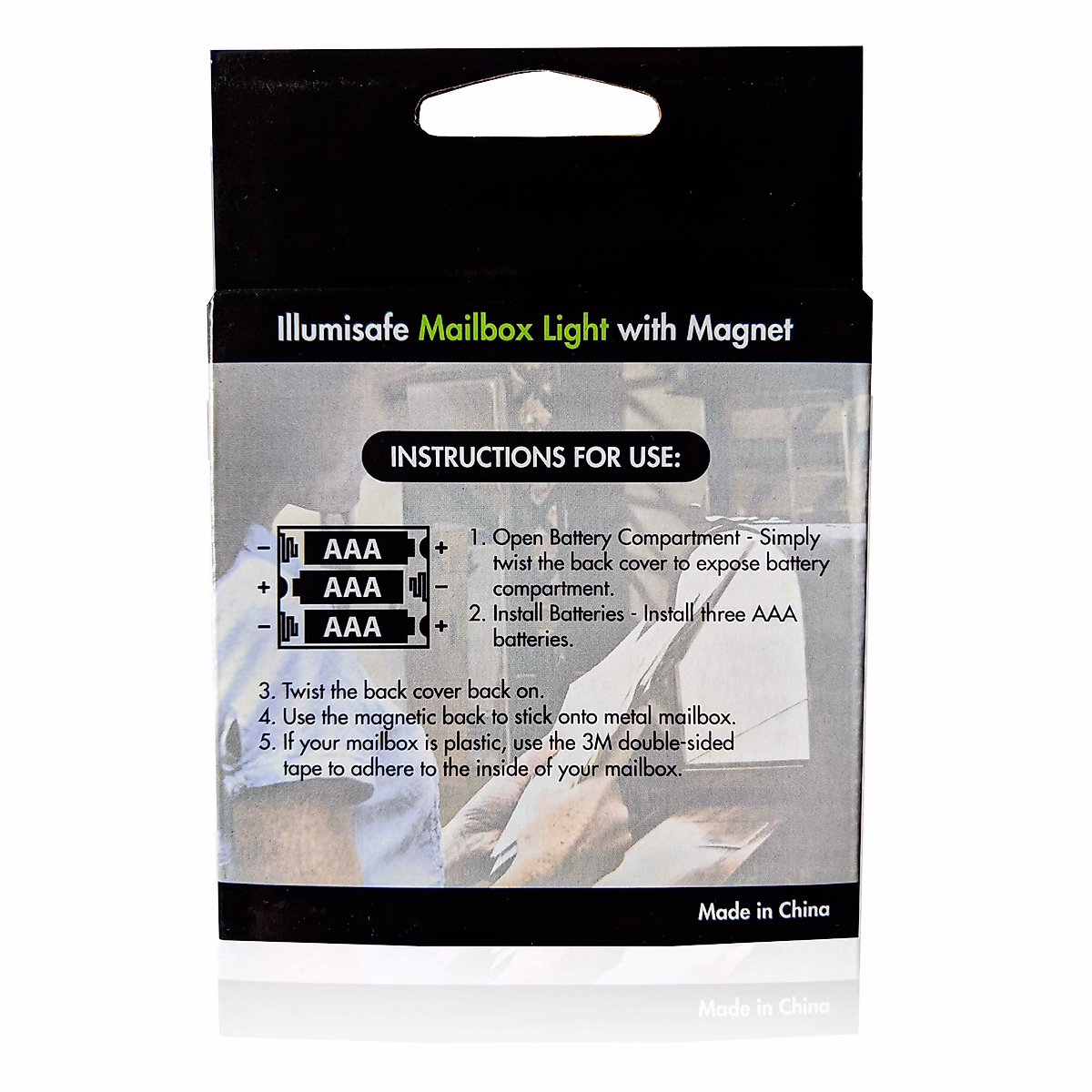 Motion Sensitive Mailbox LED Light - Portable Universal Magnetic Interior LED Light with Motion Sensor for Mailbox Lighting - Illuminates Your Mailbox for Enhanced Visibility at Night