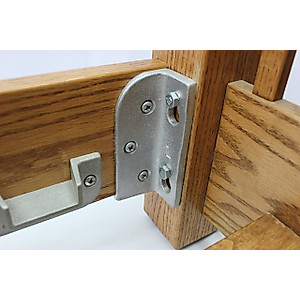 Bear Hollow Supply No-Mortise Corner Bed Bracket, Set of 4