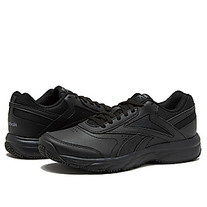 Reebok Men's Work N Cushion 4.0 Walking Shoe, Black/Cold Grey, 11 M US Men