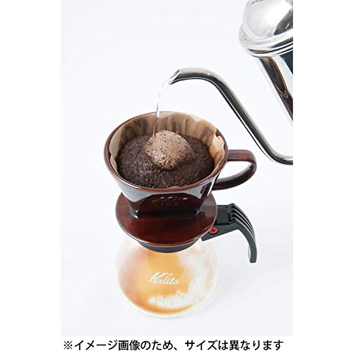Kalita Ceramic Coffee Dripper 101 Lotto Brown # 01003