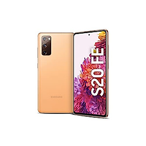 Samsung Galaxy S20 FE G780G 4G Dual 128GB 8GB RAM Factory Unlocked (GSM Only | No CDMA - not Compatible with Verizon/Sprint) International Version - Cloud Orange