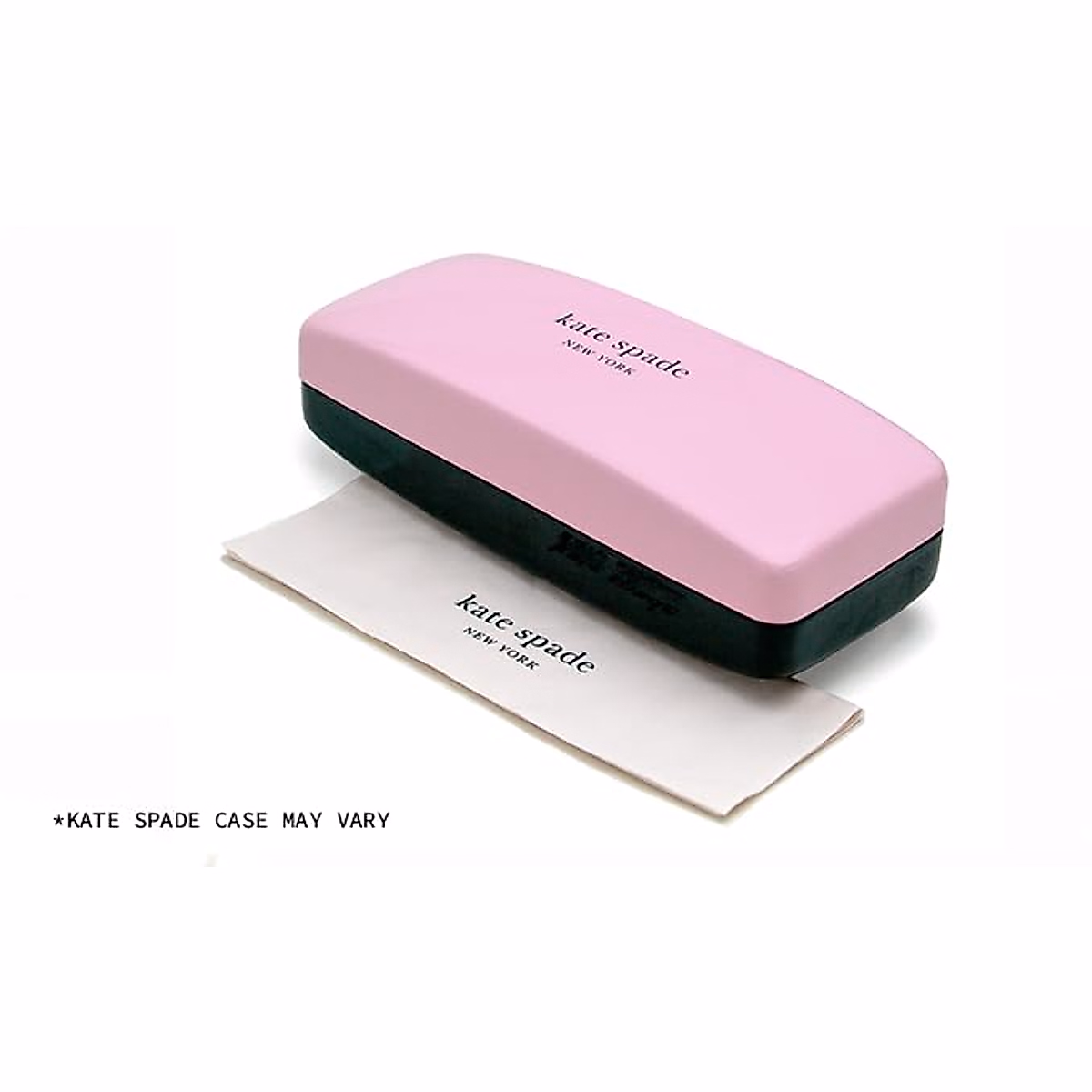 kate spade new york Claretta/S 03H2/WJ 53MM Black Pink/Gray Sf Polarized Rectangular Sunglasses for Women + BUNDLE with Designer iWear Eyewear Kit