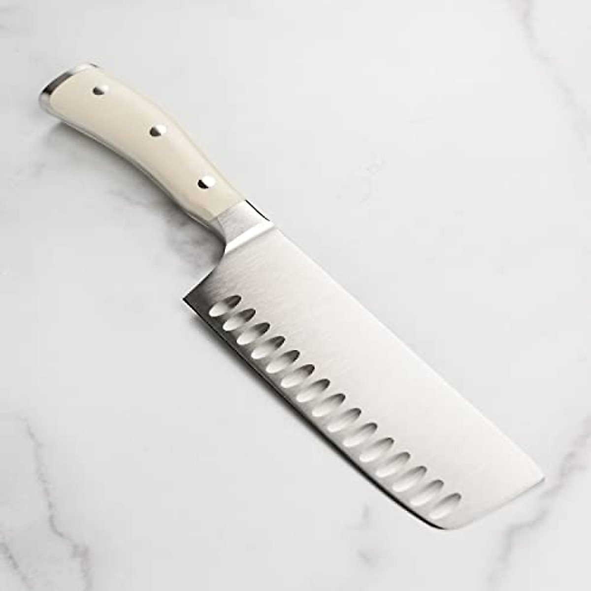 Wusthof Classic Ikon Creme 7" Hollow Edge Nakiri Knife