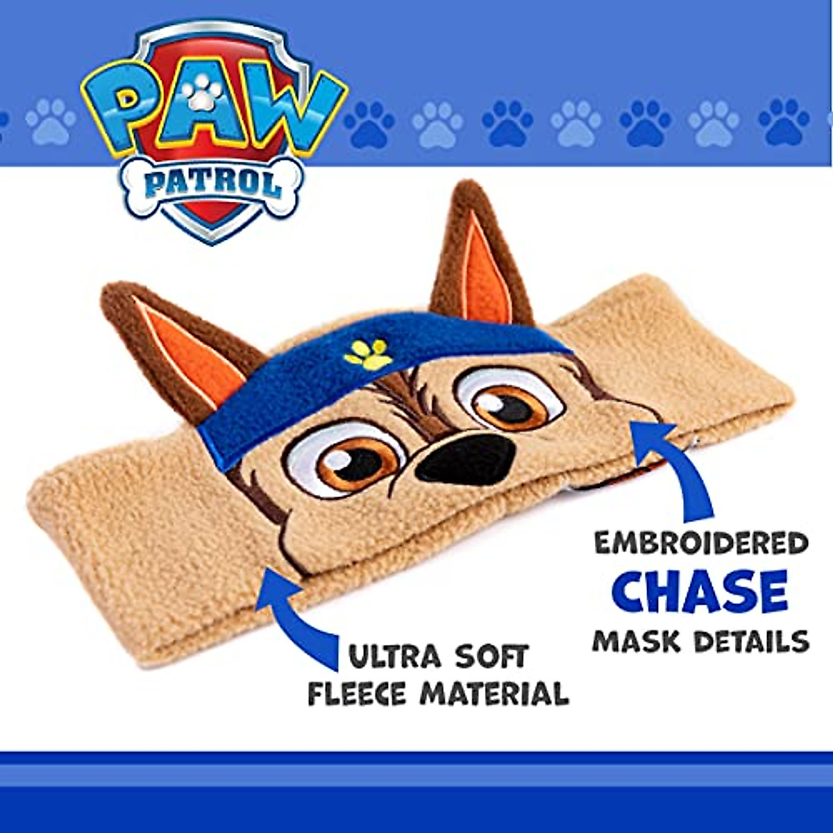 Paw Patrol Kids Headphones by CozyPhones - Over The Ear Headband Headphones - Volume Limited with Thin Speakers & Soft Headband – Chase