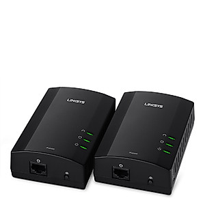 Linksys Powerline AV 1-Port Network Adapter Kit (PLEK400)