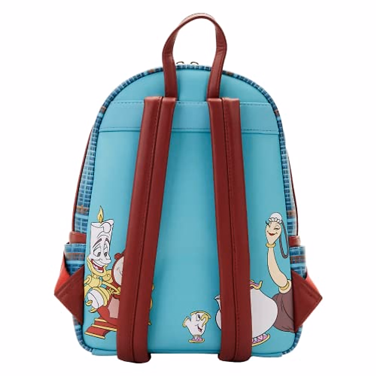 Loungefly Beauty and the Beast Fireplace Scene Double Strap Shoulder Bag