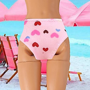 Colorful Doll Underwell Set Clothes Barbie Underpants - Suitable for 11.5 inch Barbie Doll Accessories Solid Print Stripes Random 30 Pieces