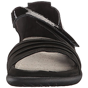 NAOT Women's Papaki Sandal Black Patent Lthr Combo 5-5.5 M US