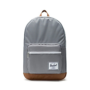 Herschel Pop Quiz Backpack, Grey/Tan, Classic 22L
