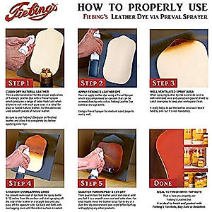 Fiebing's Leather Dye - Alcohol Based Permanent Leather Dye - 4 oz - USMC Black