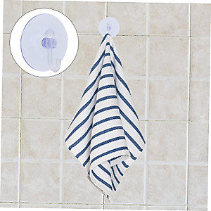 Cabilock 40pcs Suction Cup Hook Suction Cups Wreaths for Front Door Hangers Bathroom Suction Hook Suction Hooks for Windows Reusable Suction Hooks Clear Suction Hooks Double Sided