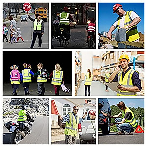 Tydon Guardian Reflective Safety Vest for Women Men High Visibility Security With Pocket Zipper Front Meet ANSI/ISEA Standard