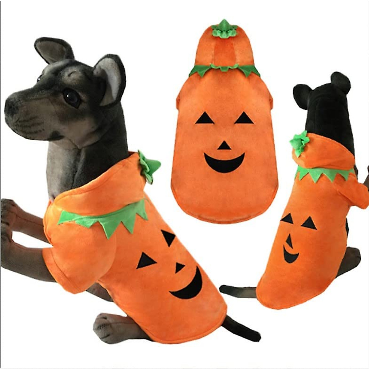 Dog Pet Halloween Pumpkin Costume Funny Hoodies Pet Festival Costume Clothes Halloween Pumpkin Dog Clothes 4XL