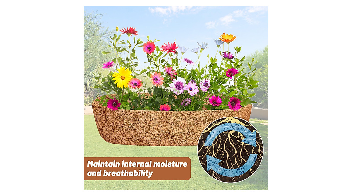 JISON21 Coconut Fiber Planters - 3PCS 30 Inch Liners