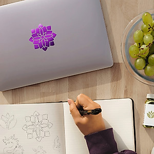 VViViD Chrome Purple Gloss DECO65 Permanent Adhesive Craft Vinyl Roll for Cricut, Silhouette & Cameo (7ft x 1ft Roll)