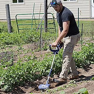 Fusion Drill-Powered Cultivator, Adjustable Tilling Width Up To 8”, Tilling Depth Up To 5.5”, Compatible With Most Cordless Drills, Adjustable Length, Model: 33061