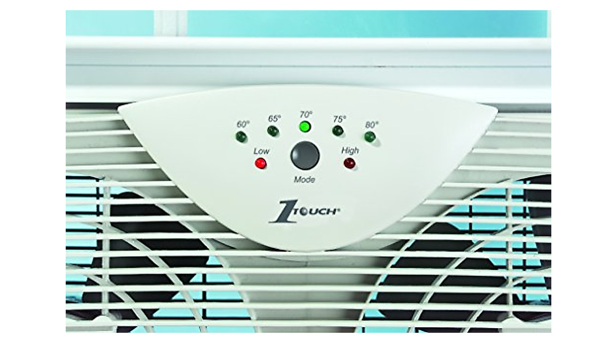 Holmes Dual 8-Inch Twin Window Fan with Thermostat - Efficient Cooling