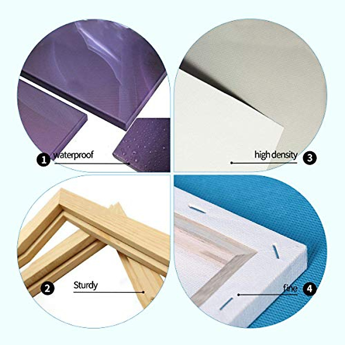 WRHIDBLSWRW Framed Canvas Wall Art Print On Canvas Loon Pictures Posters Artwork for Living Room Bedroom Ready to Hang Wall Decor 20X40