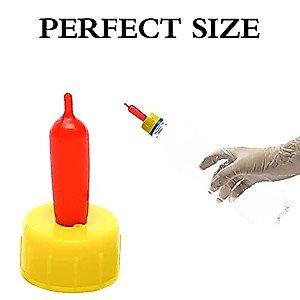 Goat Nipple, 8 Pieces Small Animal Milk Drink Pritchard Nipple for Feeding Sheep Goat Lamb Puppy