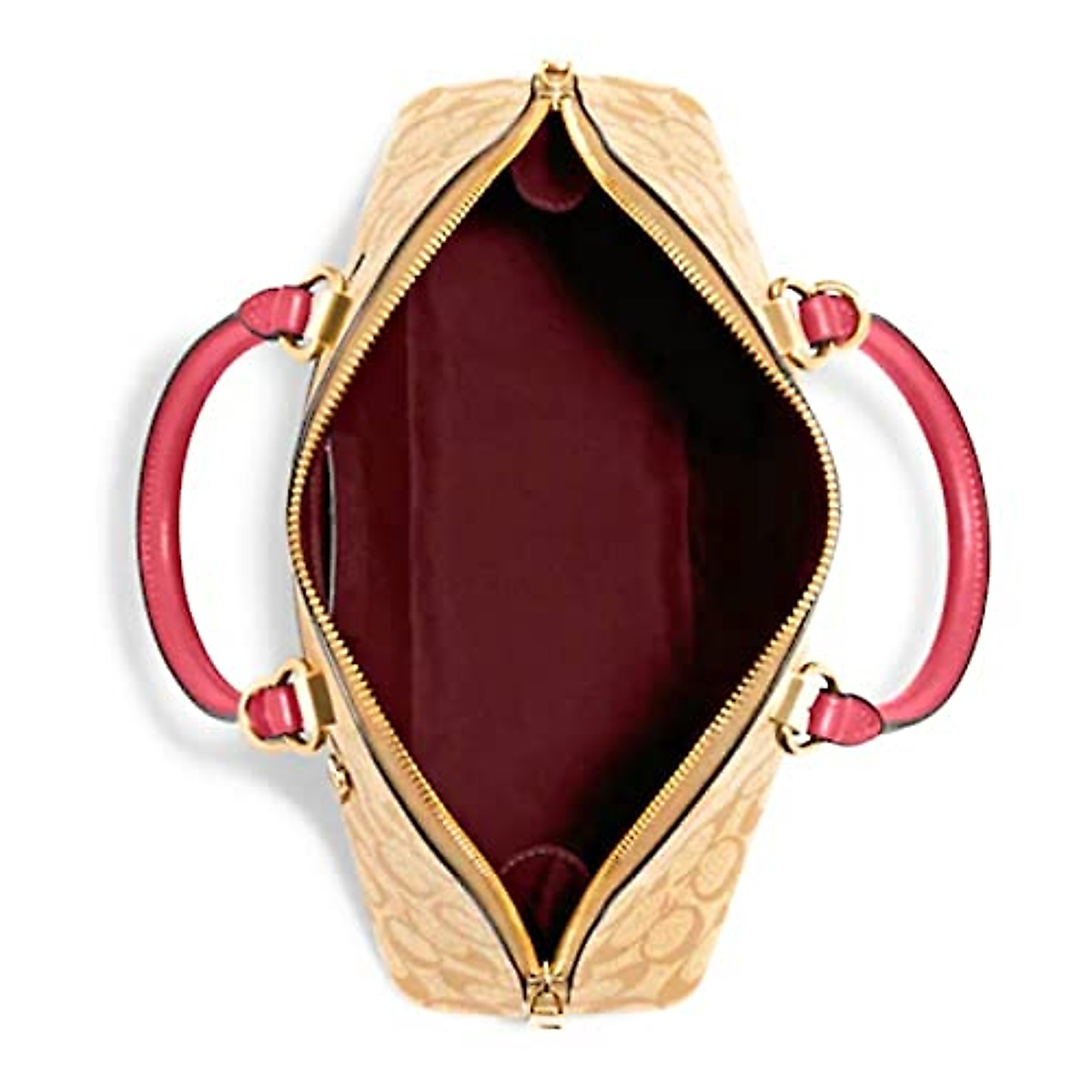 Coach Katy Satchel In Signature Canvas