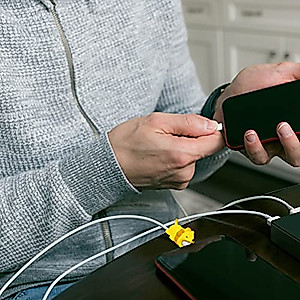 XINdream 25 Pcs Cable Protector Animals, Cord Protector Animals for Phone Charger, Cable Bite Cable Protector, Cable Bites Accessory Creative Gift