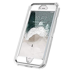 ORIbox Case Compatible with iPhone SE Case 2022/2020, Compatible with iPhone 7 Case, Compatible with iPhone 8 Case, Heavy Duty Shockproof Anti-Fall clear case