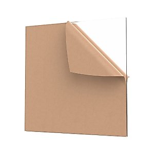 INTELLIMADE, Acrylic Sheet Plexiglass 12" x 12" Square Panel 1/8" (3mm) Thick, Cast Plexi Glass Board with Protective Paper for Signs, DIY Display Projects, Craft and Easy to Cut, 1-Pack, Clear
