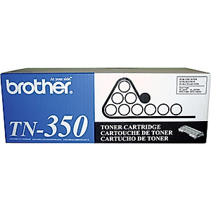 Brother Genuine Black Toner Cartridge, TN350, Replacement Black Toner, Page Yield Up To 2,500 Pages