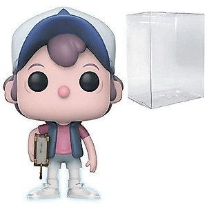 POP Disney: Gravity Falls - Dipper Pines Limited Edition Chase Funko Pop! Vinyl Figure (Bundled with Compatible Pop Box Protector Case), Multicolored, 3.75 inches
