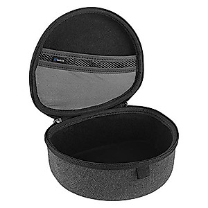 Geekria Shield Headphones Case Compatible with Audio-Technica ATH-M50X, ATH-M50XBT2, ATH-M50XBT, ATH-M50 Case, Replacement Hard Shell Travel Carrying Bag with Cable Storage (Dark Grey)