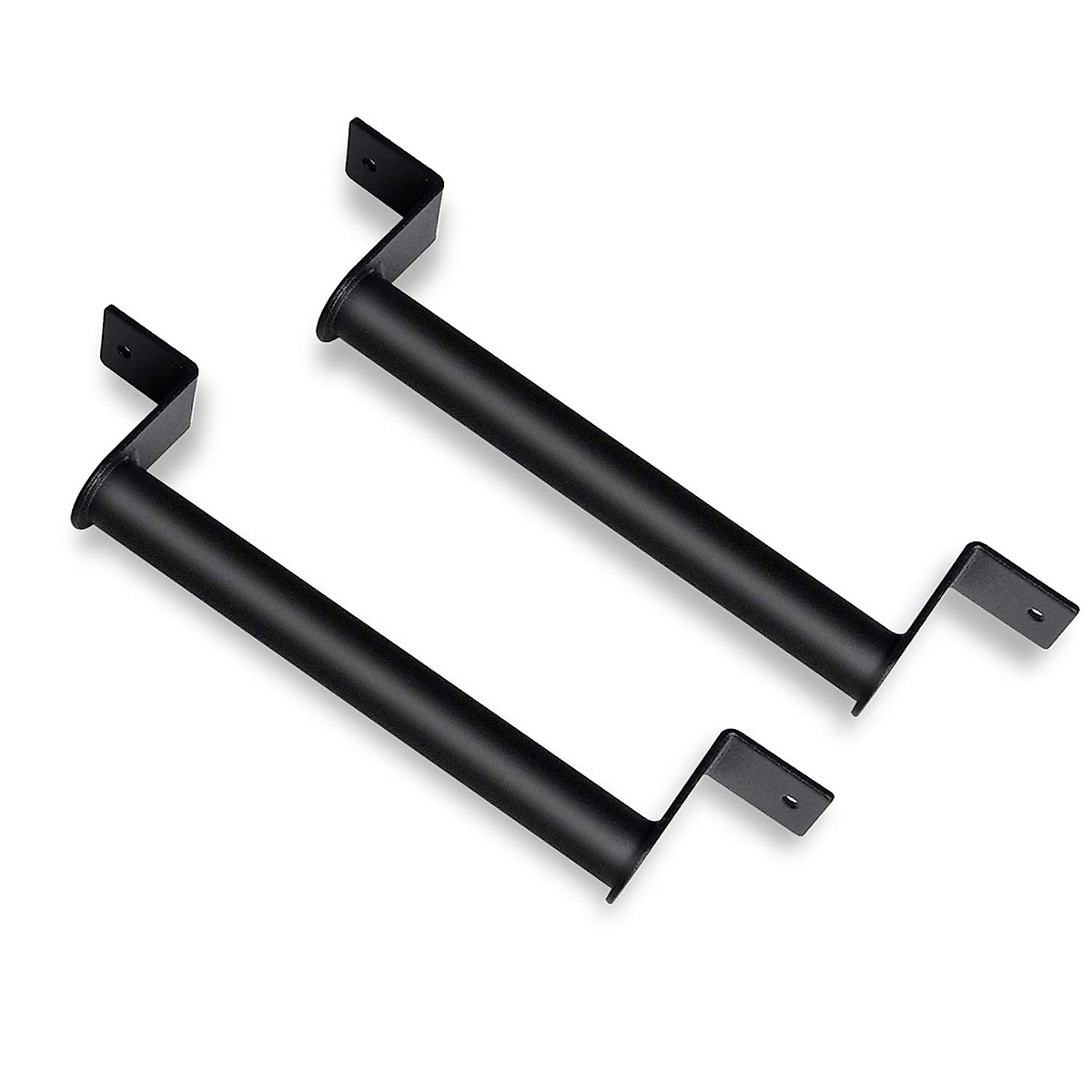 Supkiir Barn Door Handles, Supkiir Black Gate Handle Set (Pack of 2), Door Pull Handle for Sliding Barn Door Gate Cabinet Closet Drawer Garage Shed, Screws Included