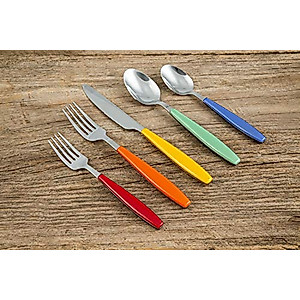 Fiesta Jamboree Multi-Color 20-Piece Flatware Set, Service for Four