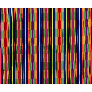 African Fabric 100% Cotton Fabric African Ankara Print Fabric 6 Yards One Piece 1525