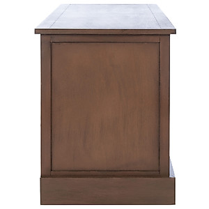 SAFAVIEH Home Collection Landers Brown 4-Drawer Media Stand (up to 55-inch Flat Screen TV)