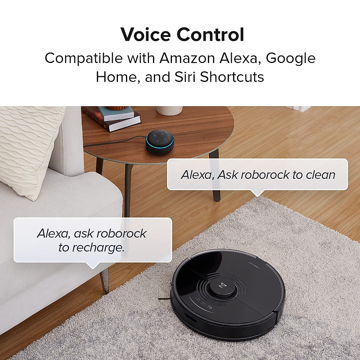 roborock S7 Robot Vacuum and Mop, 2500PA Suction & Sonic Mopping, Robotic Vacuum Cleaner with Multi-Level Mapping, Mop Floors and Vacuum Carpets in One Clean, Perfect for Pet Hair