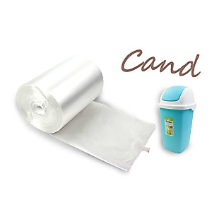 Cand 6 Gallon Clear Garbage Bags, 110 Counts