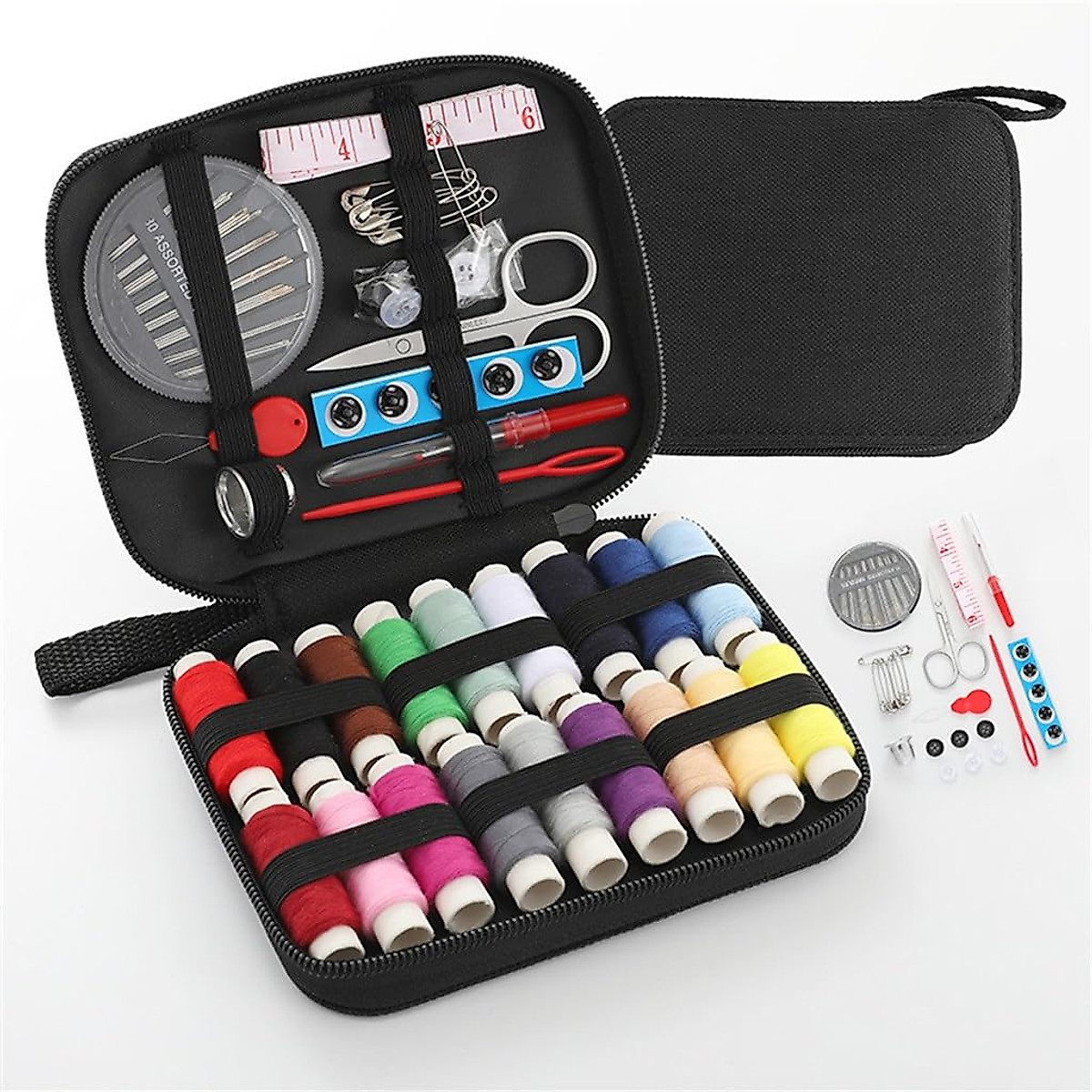 IRDFWH Handbag Portable Needle and Thread Box Set Home Sewing Bag Sewing Tool Needle and Thread Bag