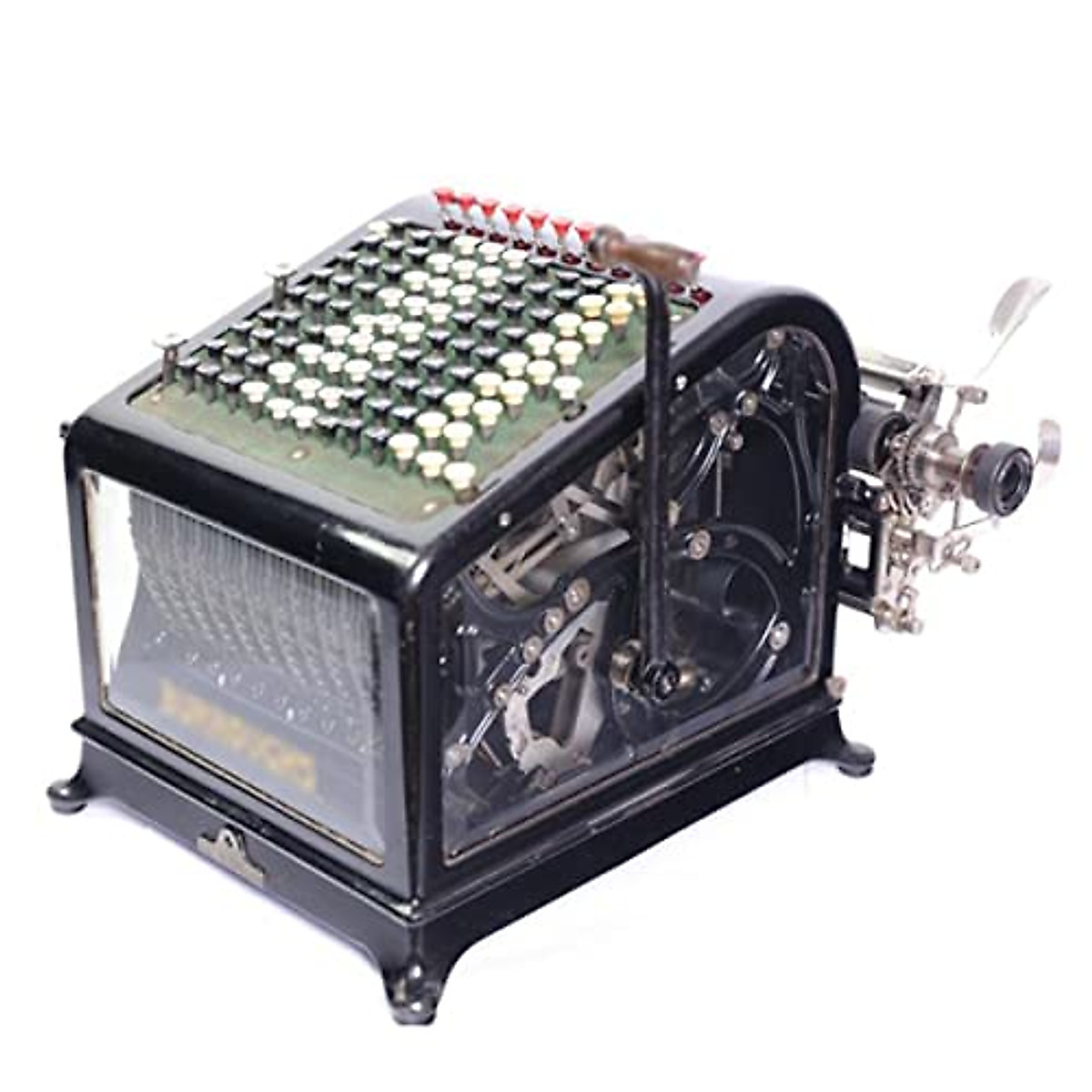 Amdsoc Hand Crank Mechanical Calculator - Antique Large Cash Register - Can be Used Normally - 355550CM