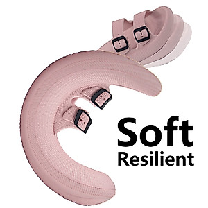 Weweya Pillow Slippers Cushioned Slides Sandals Pink Women Size 7 7.5