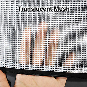 A4 Plastic Zipper Pouches - WaterproofPlastic Zipper Pouches Mesh Zipper Pouch Document Bag - A4 Zipper File Bags for School & Office Supplies (10 Colors, 10 Pcs)