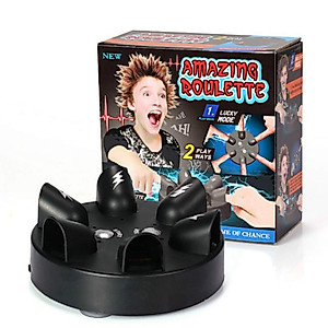 Mini Electric Shock Finger Lie Detector Polygraph Lucky Tricky Electric Shocking Roulette Shots Desktop Decompression Creative Truth or Dare Toys