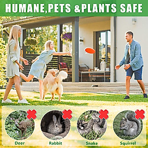 24 Pack Deer Repellent, Rabbit Repellent, Deer Deterrent, Powerful Deer Repellent for Yard, Keep Deer Out from Fence Plant Trees Garden Home