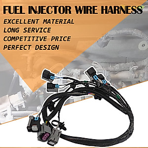 Bicos 911-089 Fuel Injector Wiring Harness Compatible with Grand Caravan Voyager Town & Country Replaces 4868408AC 4868408AD