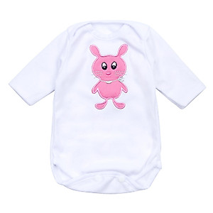 Reborn Baby Doll Clothes fit 16-18 Inch Reborn Dolls Girl Cute Pink Rabbit Thick Coat Dolls Clothes Outfits Set 4 Pieces of Pack