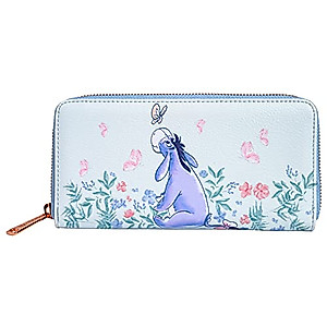 Loungefly Disney Eeyore Faux Leather Wallet Zip Around Clutch