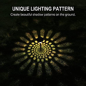 Whousewe Solar Outdoor Pathway Lights 8 Pack - LED Landscape Garden Lights Solar Powered, Waterproof Auto On / Off Wireless Easy Installation Solar Lights Outdoor Decorative for Walkway Patio Yard