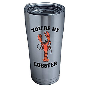 Tervis Friends - Lobster Triple Walled Insulated Tumbler Cup Keeps Drinks Cold & Hot, 20oz, Stainless Steel