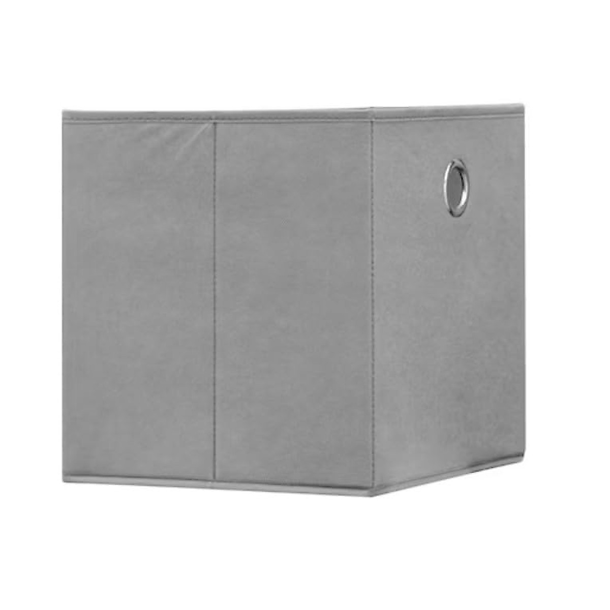 Fabric Collapsible Storage Bins, 10.5 x 11 x 10.5 inches, Pack of 2, (Gray)
