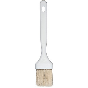 SPARTA 4037800 Meteor Boarhair Pastry Brush, Basting Brush With Built-In Projecting Hook, 2 Inches, Brown